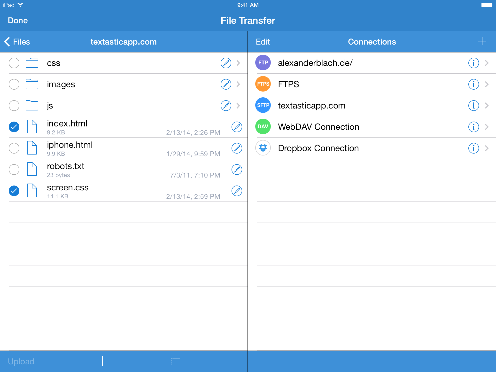 Textastic - Text, Code, and Markup Editor with Syntax Highlighting - FTP, SFTP, Dropbox - for iPad