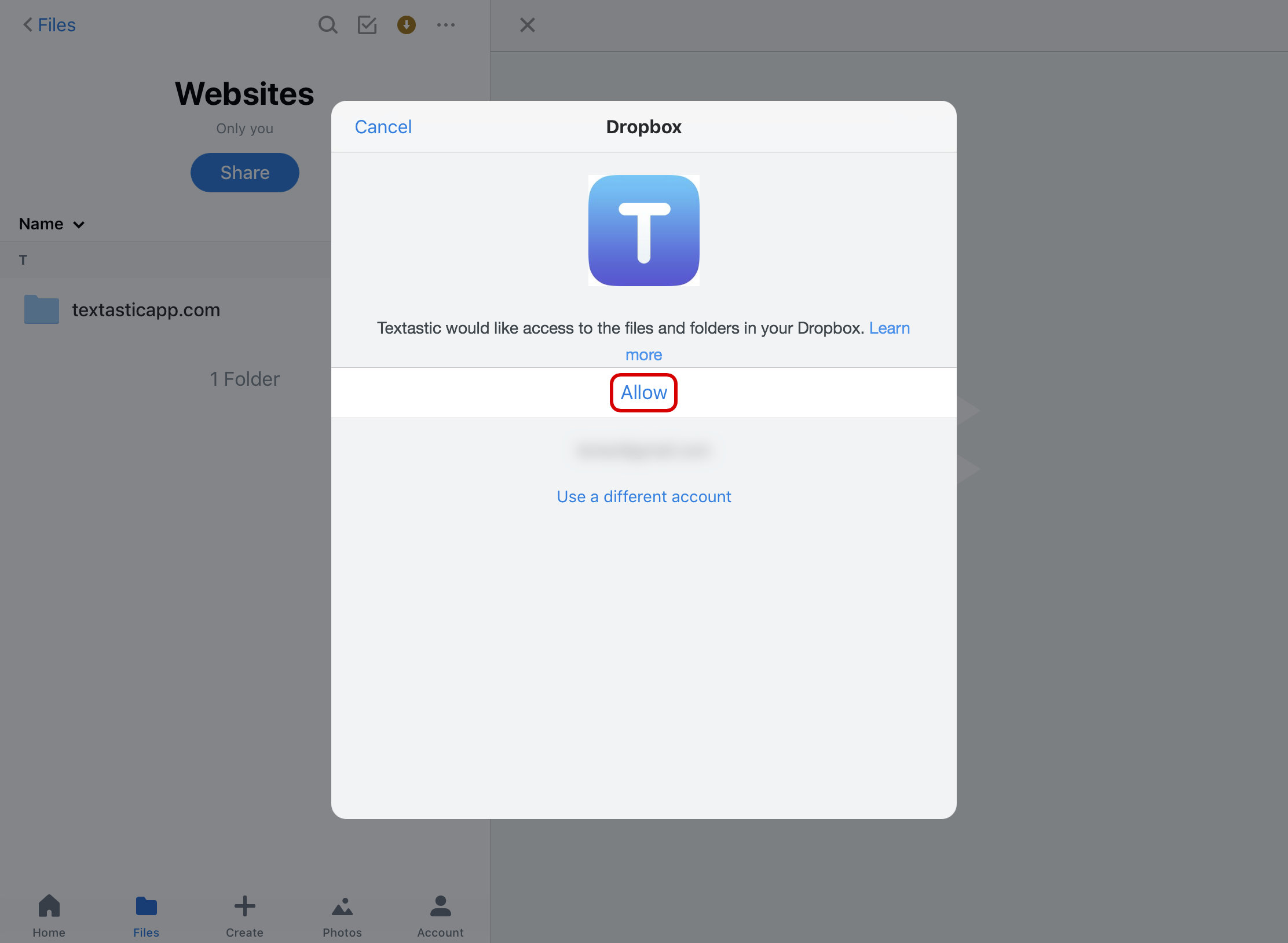 Dropbox Connections — Textastic 10.5.2 documentation Dropbox Connections — Textastic 10.5.2 documentation